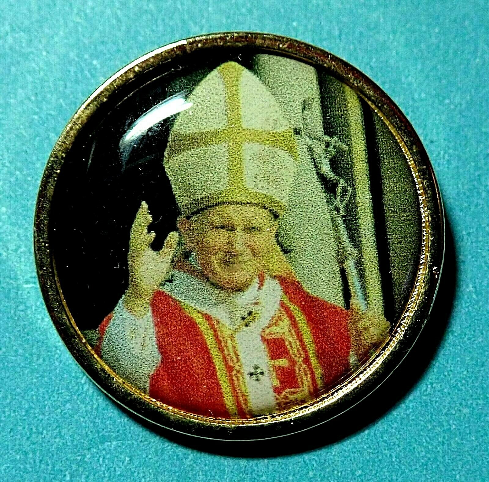 BEAUTIFUL VINTAGE CITY OF ROME ITALY VATICAN CITY HISTORIC POPE PIN ...