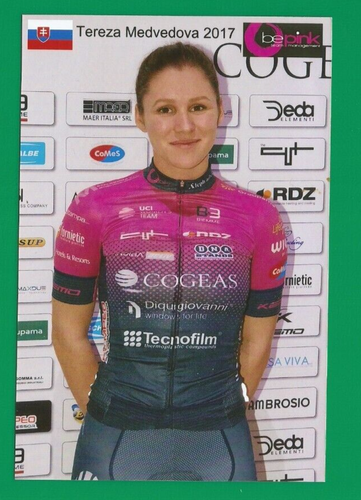 CYCLISME PHOTO cycliste TEREZA MEDVEDOVA équipe BEPINK COGEAS 2017 | eBay