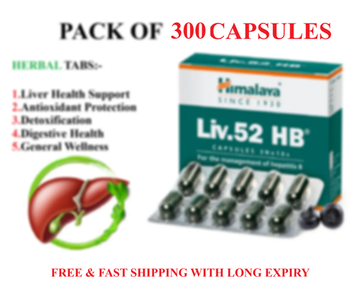 Himalaya L*v.52 HB-300 Herbal Capsules Digestive Health-Detoxification ...
