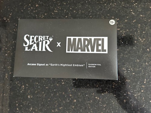 MTG Secret Lair Marvel Arcane Signet Earth's Mightiest Emblem Promo IN ...