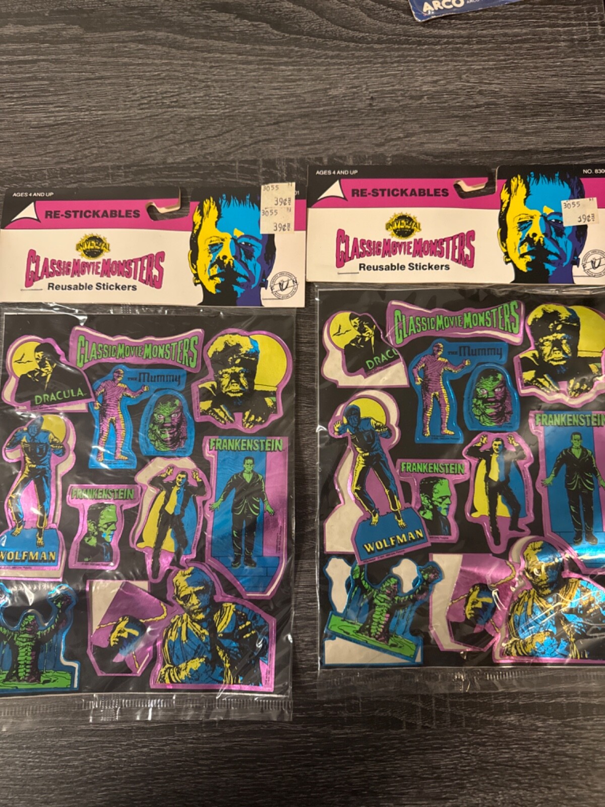 Classic Movie Monsters Reusabke Stickers by Colorforms | eBay