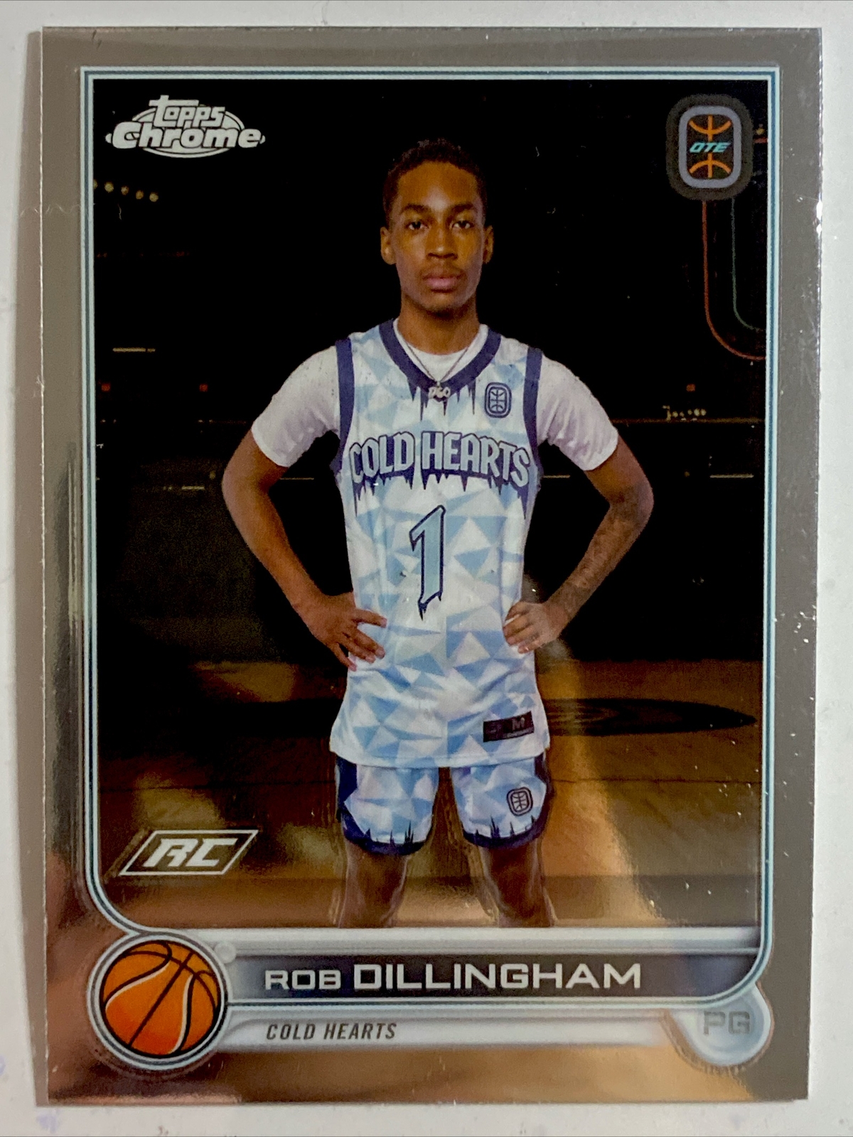 2022-23 Topps Chrome OTE Rob Dillingham #43 Rookie Card RC Cold Hearts ...