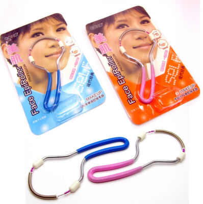 Handheld Face Epi-Roller Facial Hair Removal Epilator Dual Spring ...
