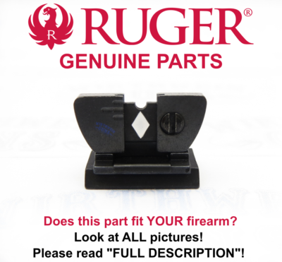 Ruger Adjustable Rear Sight BLACK LINES 10-22 Folding dovetail mount ...
