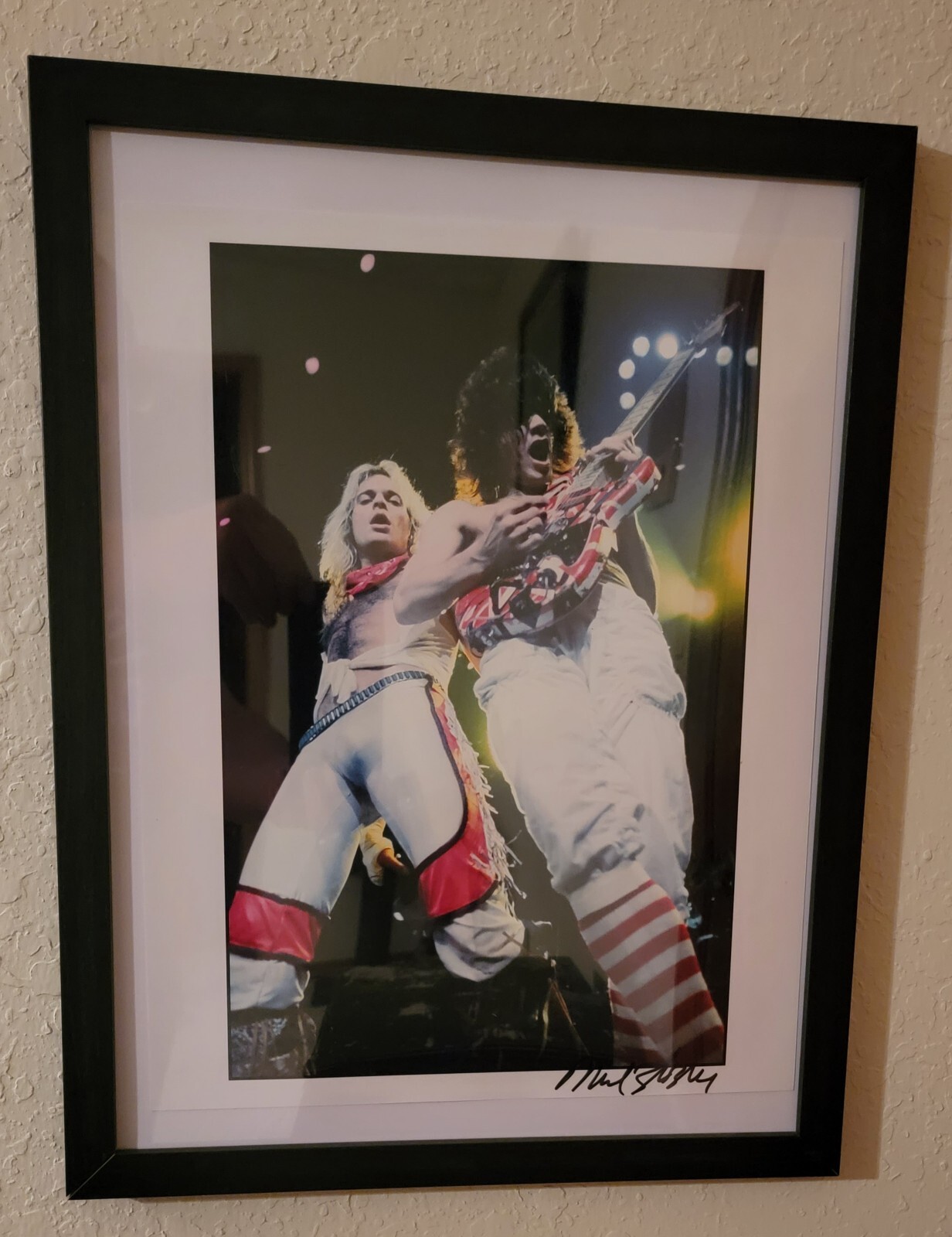Neil Zlozower Original Van Halen 11"x14" Print Eddie & Dave Zlozower ...
