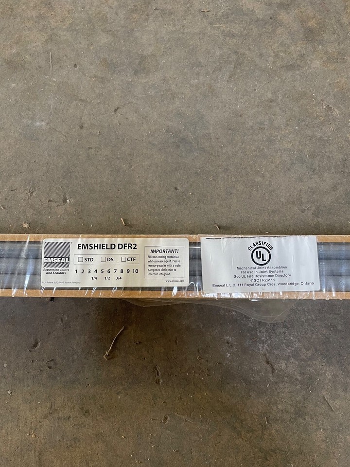 Emseal Emshield DFR2 2" Expansion Joint - Full Stick 2"x6.56' | eBay