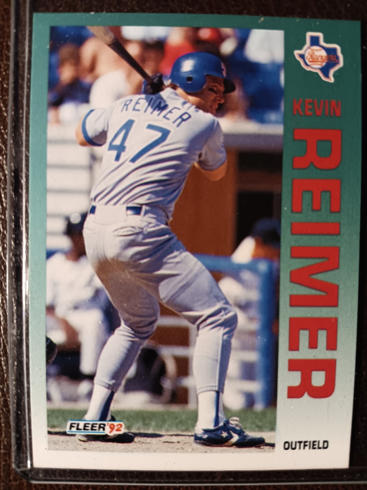 KEVIN REIMER RANGERS 1992 FLEER BASEBALL CARD #315 | eBay