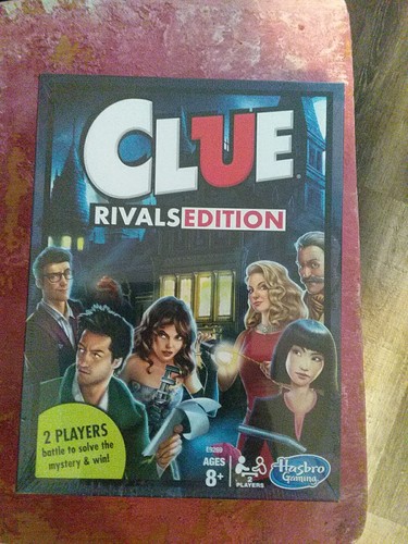 Hasbro Gaming Clue Rivals Edition Board Game 2 Players For Ages 8 ...