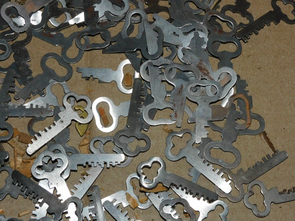 Mixed Lot of Vintage Flat Keys JHW Climax Newark NJ #2 | eBay
