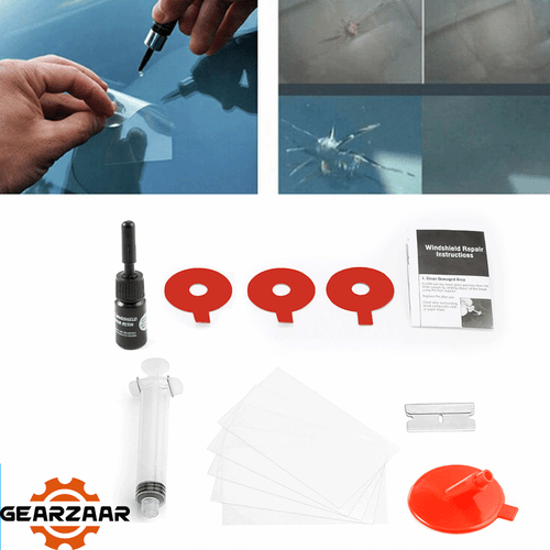 US Glass Windshield Repair Tool Fix Car Wind Glass Windscreen Chip ...