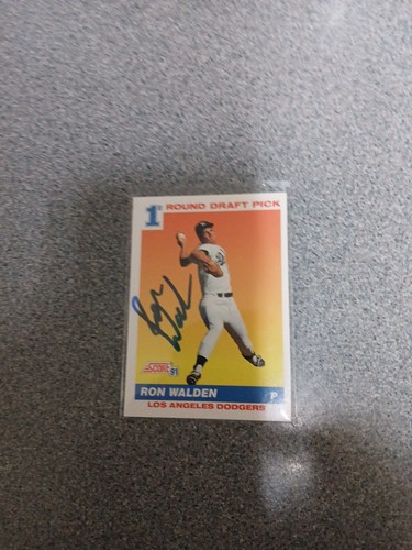 Ron Walden Signed In Person 1991 Score Dodgers Rookie Card A4 | eBay
