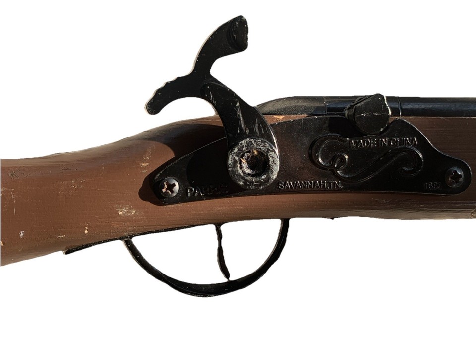 Kentuckian Musket Solid Wood Toy Cap Gun Orange Tip Savannah, TN Parris ...