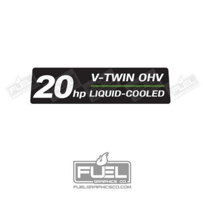 GX345, 325, 335, 345 20HP V-Twin OHV Lawn Tractor Premium Vinyl Decal ...
