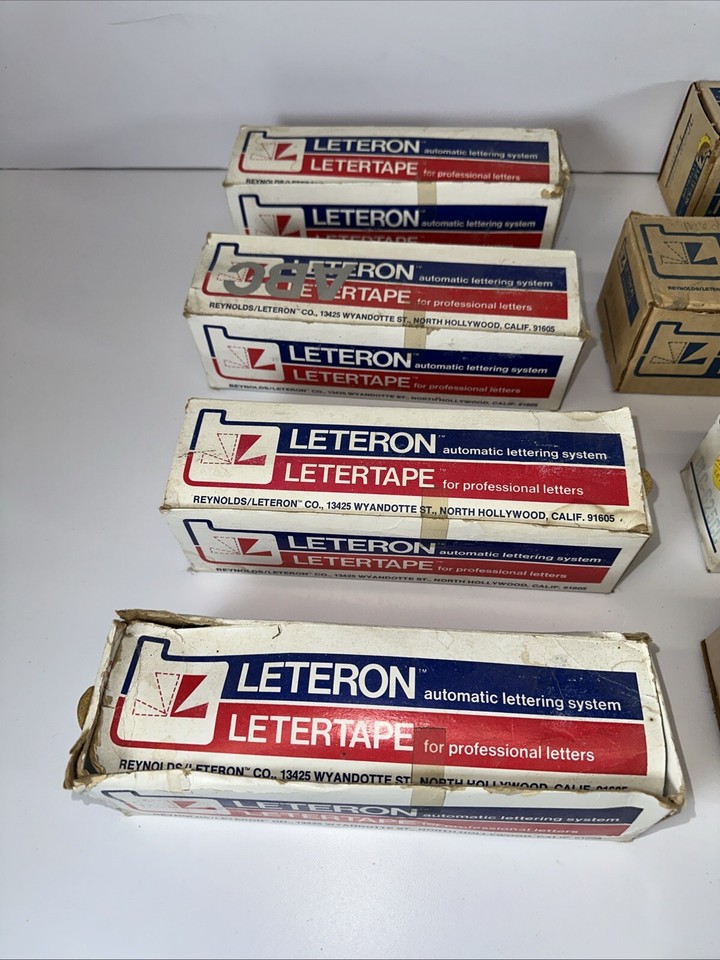 Giant Vintage Lot Patterson Letter type Letters Various Sizes | eBay