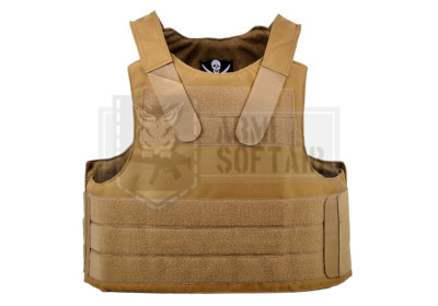 INVADER GEAR TACTICAL VEST BODY ARMOR CARRIER PECA ONE SIZE PACA COYOTE ...