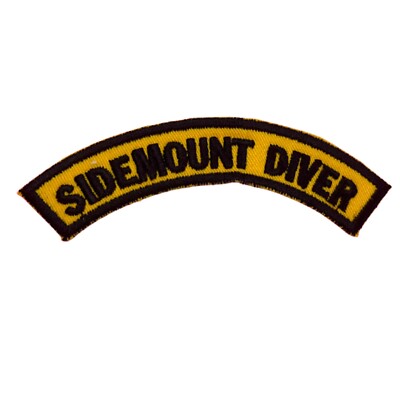 Sidemount DIVER CHEVRON - SCUBA DIVING iron-on PATCH embroidered ...