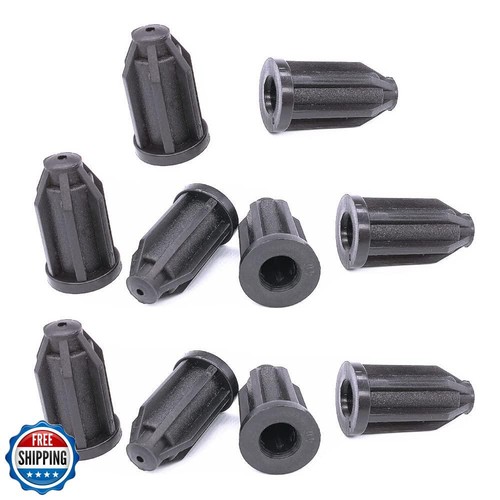 10Pcs Caster Socket Sleeve Round Inserts, Chair Caster Wheel Stem ...