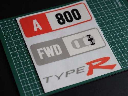 Honda Forza Horizon 5 Civic Type R Sticker EK9 DC2 DC5 EP3 FN2 FK2 FK8 ...