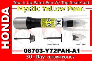 Genuine OEM Honda Touch-Up Paint Pen - Y-72P Mystic Yellow Pearl | eBay