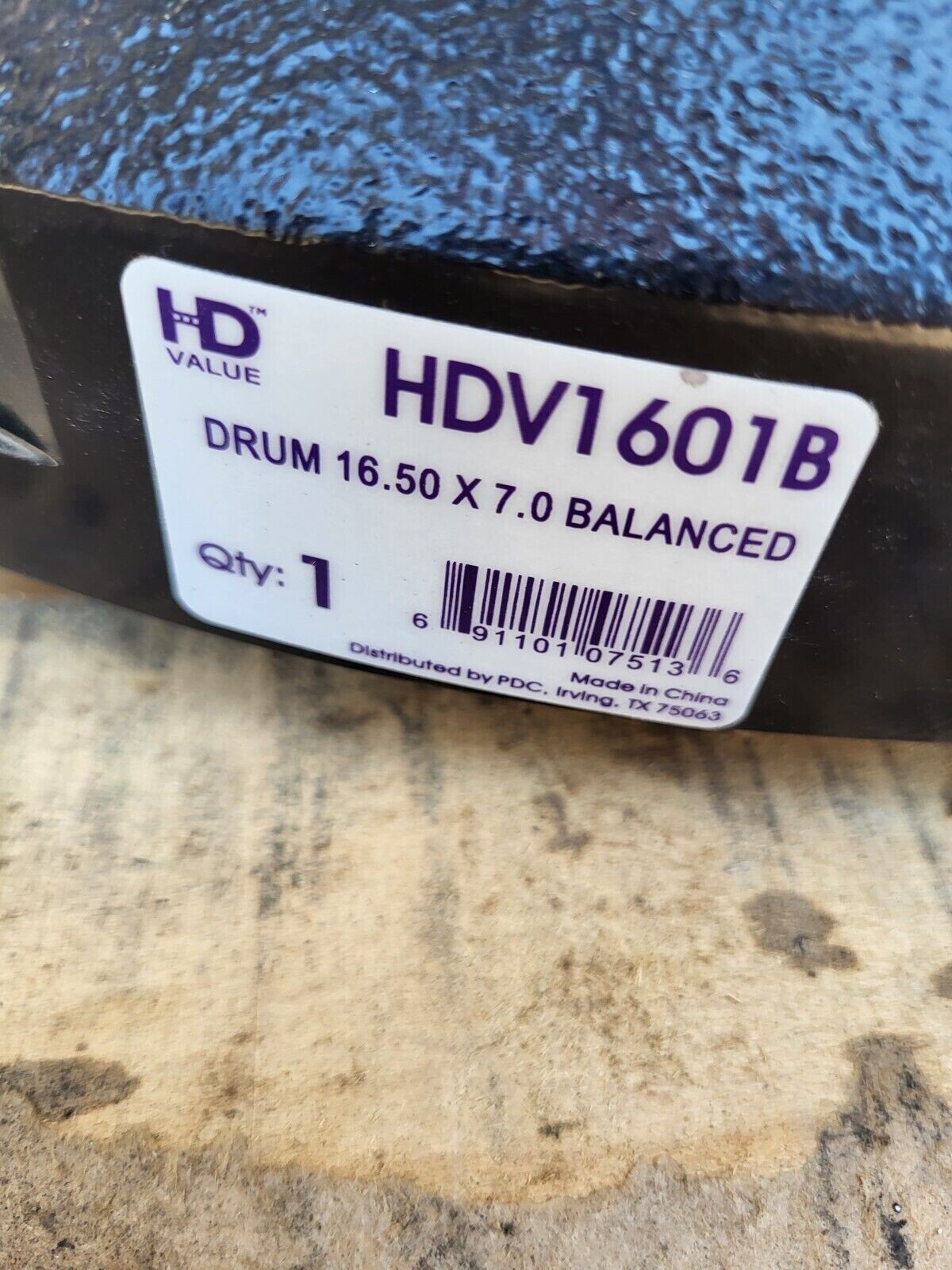 HDV1601B Brake Drum-Brake Size 16.5" X 7" Replaces 3600A, 66864B,3922X ...
