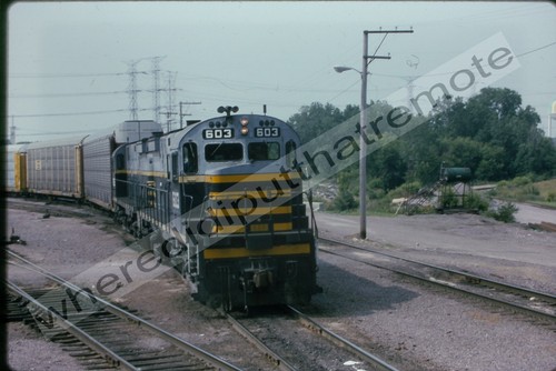 Orig. Slide Belt Railway of Chicago BRC 603 ALCO C424 Proviso IL 7-1995 ...