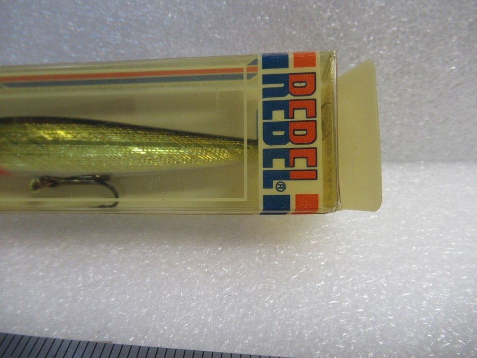 Vintage Rebel Floating Minnow Lure ~ F 1002 Gold Minnow NOS UNOPENED | eBay