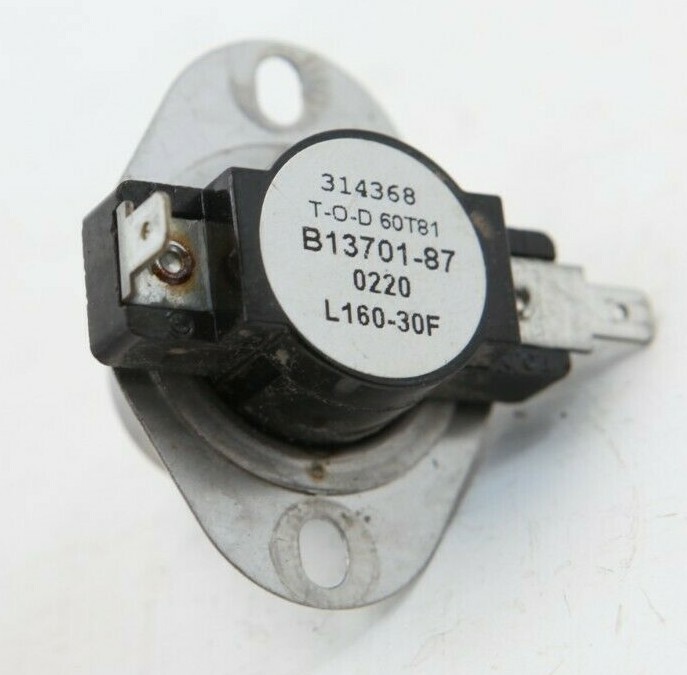 Furnace High Limit Control Thermostat Switch 314368 L160-30F B13701-87 ...