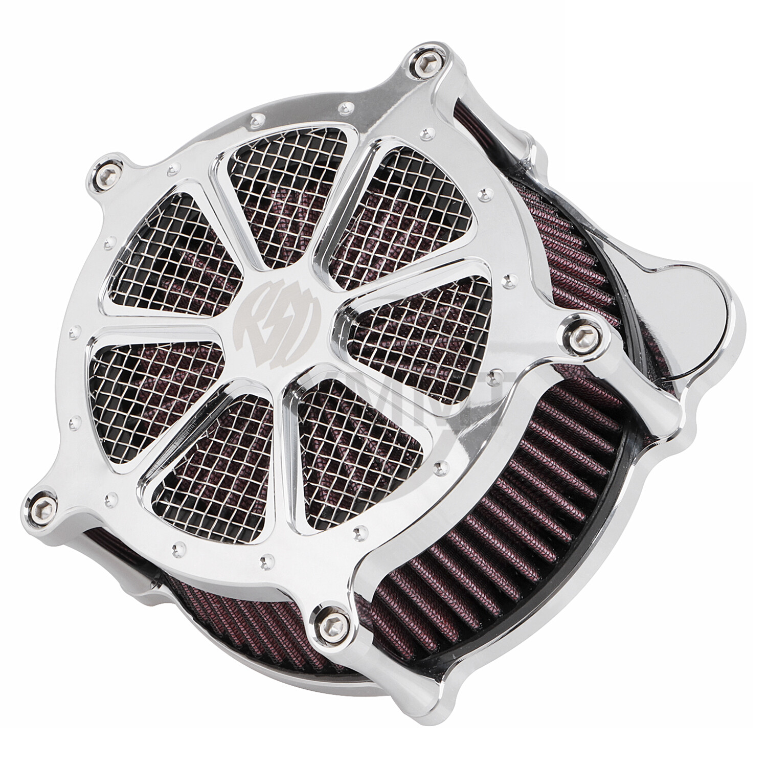 Chrome Air Cleaner Intake Filter For Harley Softail Deluxe FLSTN ...