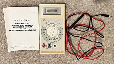 Beckman Digital Multimeter DM40 | eBay