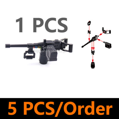 Military Weapon Pack M2 Machine Gun Rifle Rifle Building Blocks Toy ...