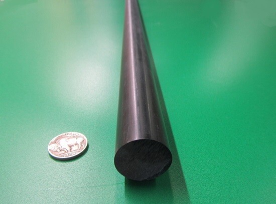Noryl EN265 Round Rod, Black 1.00" Dia x 60" Length | eBay