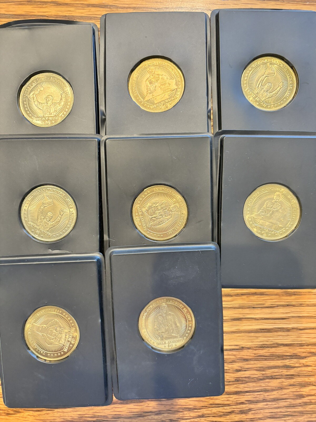 1997 PINNACLE MINT NASCAR RACING COIN winners (8) | eBay