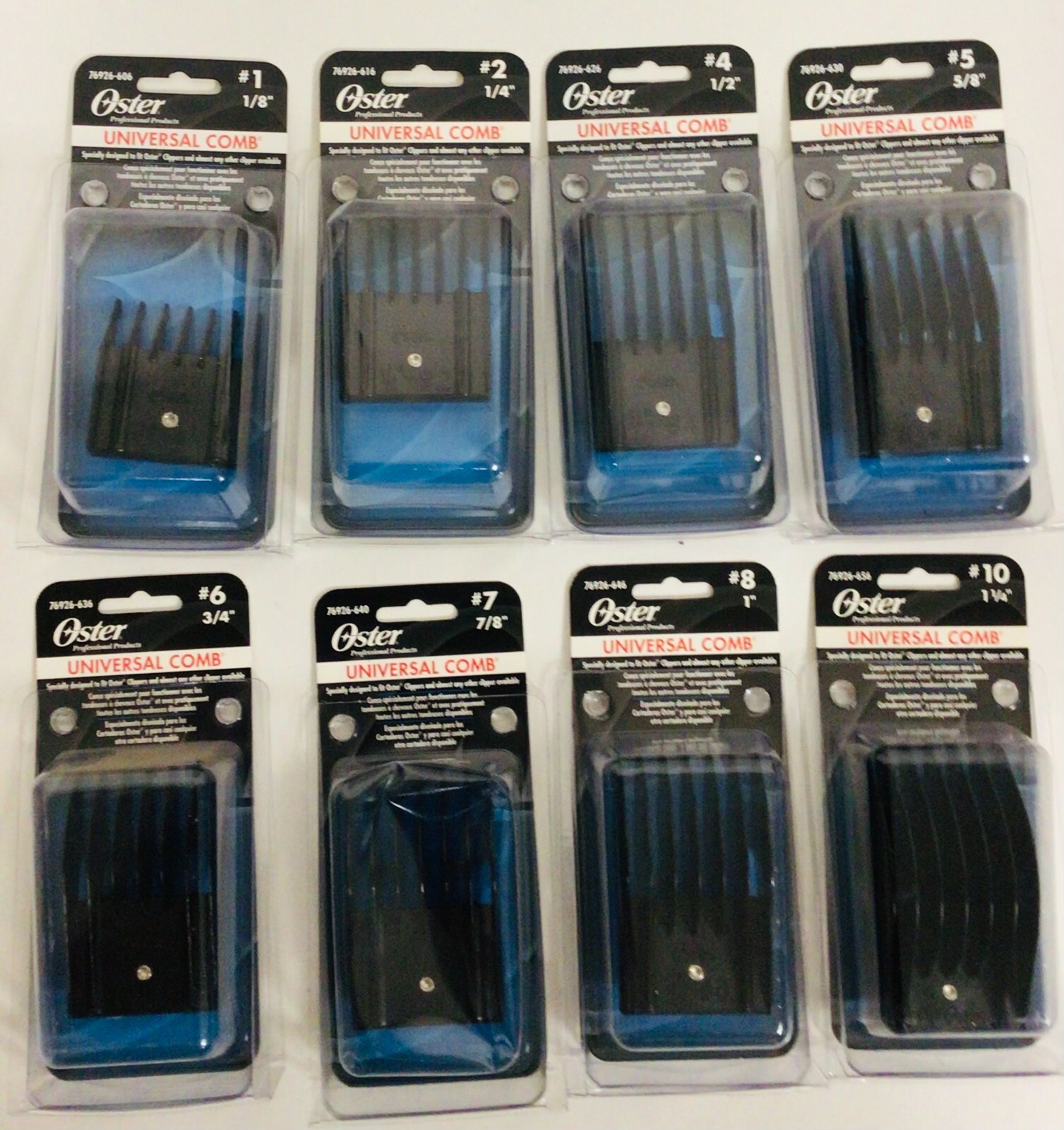 Oster Universal Comb Sizes #1, #2, #3, #4, #5, #6, #7, #8, #10 For ...