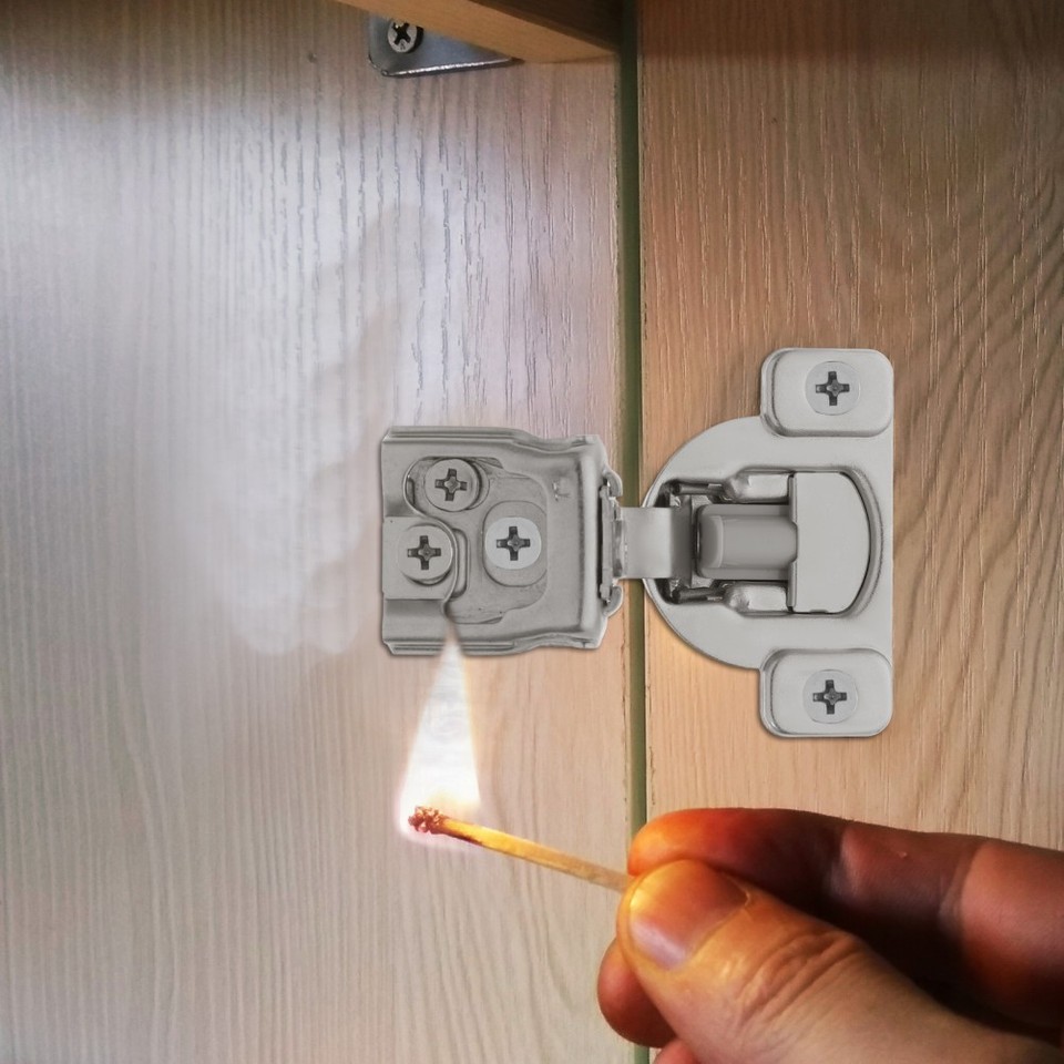 Concealed Hinge Kitchen Cabinet Door Hinges for Cabinets Full Overlay ...