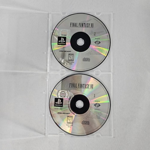 Final Fantasy VII Disc 2 & 3 Of 3 Loose Sony Playstation DISCS ONLY ...