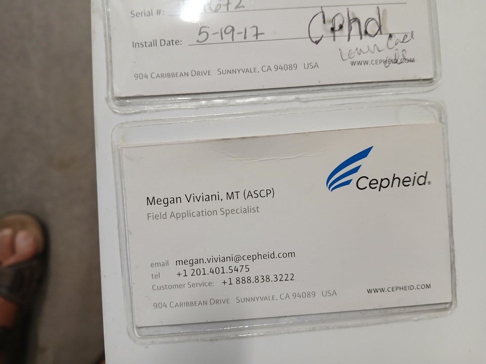 Cepheid GeneXpert GX-IV R2 Molecular Analyzer System 900-0511 H GX IV ...