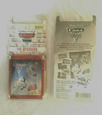 CARS TOON / 40 STICKERS DISNEY PIXAR NEUF SOUS BLISTER D'ORIGINE ...