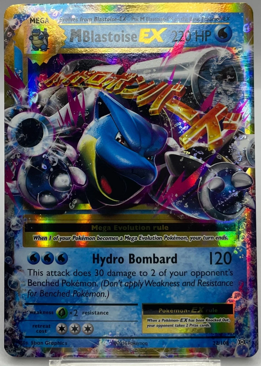 Mega Blastoise Card Ex
