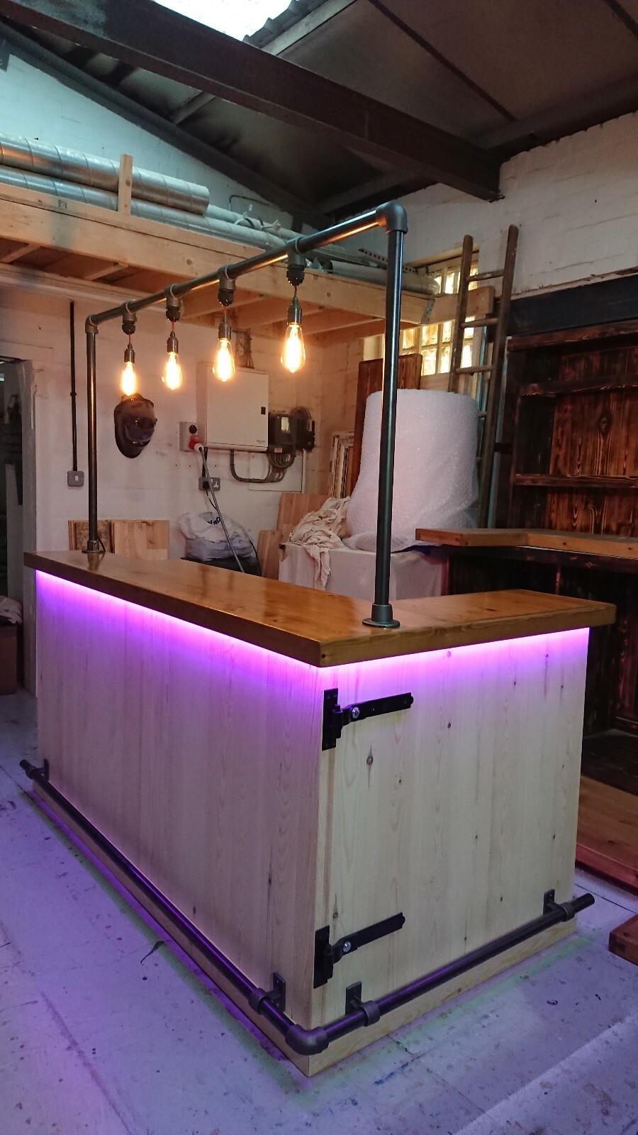 Mobile Bar Corner Home Bar Handmade Folding Custom Mobile Gin Bar ...