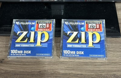 Fujifilm 100MB IBM Formatted Zip Disk 2 Total | eBay
