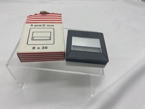 Gebe article 6925, reusable slide mounts 35mm film qty 5 pieces, 8x36mm ...