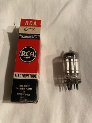 RCA Radiotron Electron Tube Part #6T8 | eBay