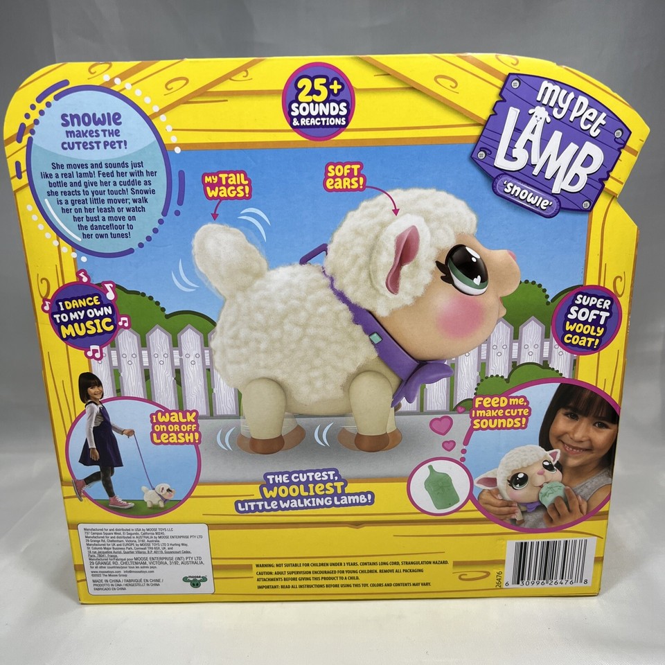 New Little Live Pets My Pet Baby Lamb Snowie Interactive Toy Soft ...