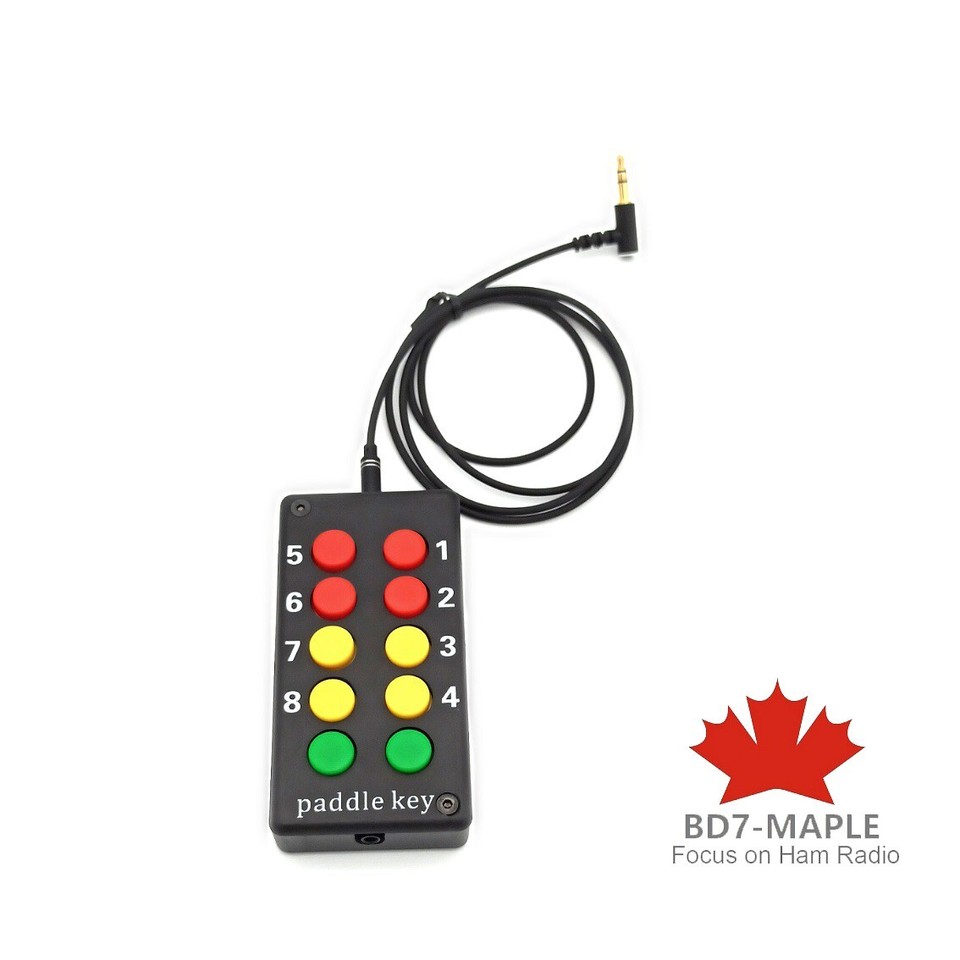 External keypad with button paddle key For ICOM 705 IC-705 SDR HF ...