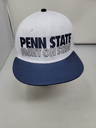Penn State Nittany Lions Hat Mens White Blue Cap Snap Nike Football | eBay