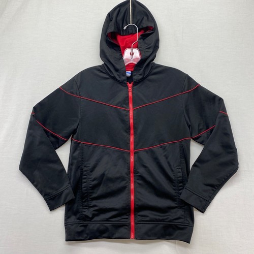 Boys STARTER Softshell Jacket Full Zip Up Hoodie Hooded Sweatshirt XL ...