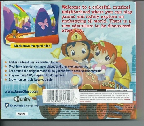 Jump Start 3d Virtual World My First Adventure Educational [CD-ROM ...