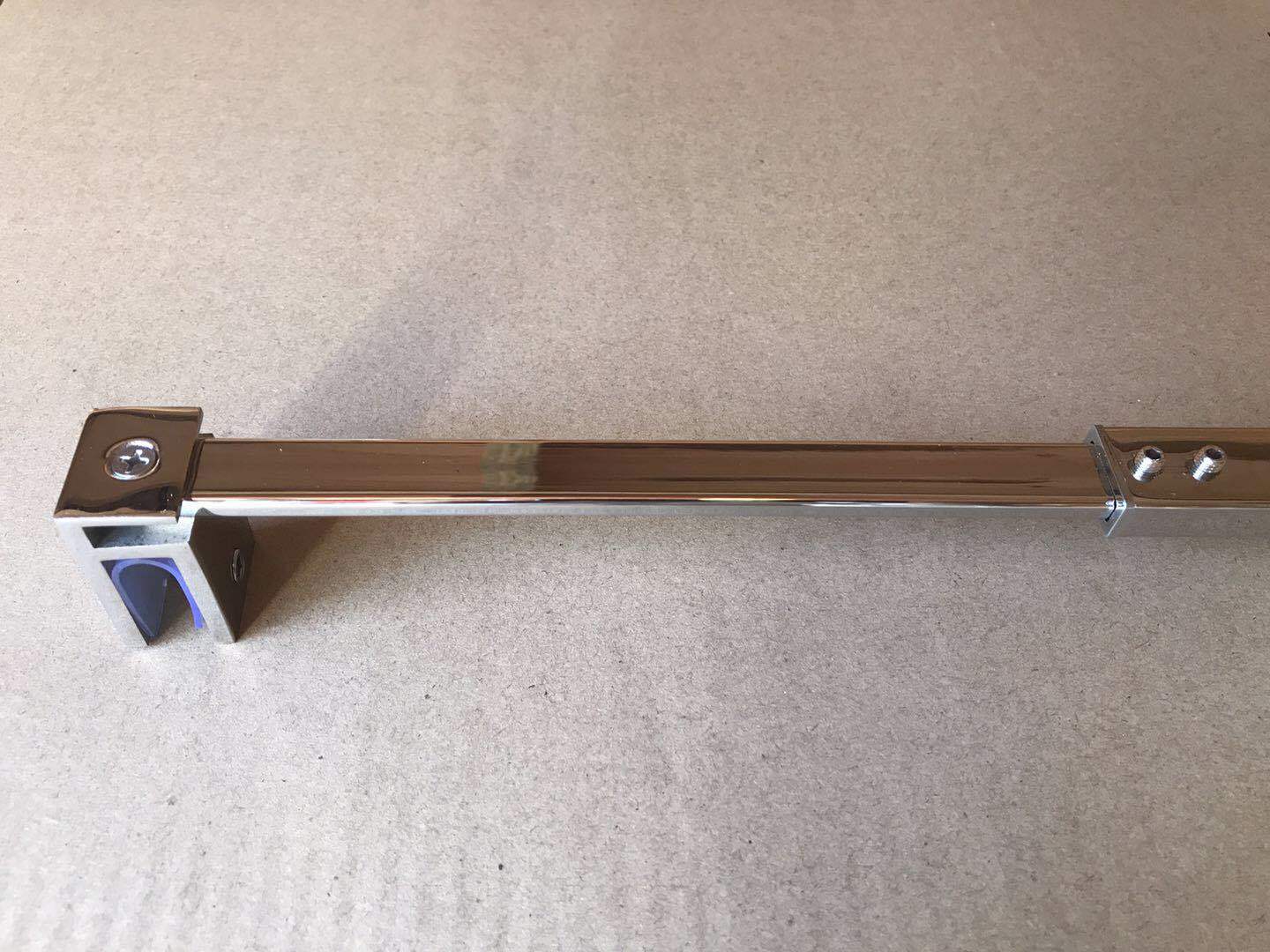 Adjustable(660-1200)mm Glass Panel Stabilizer/Support Bar (Chrome)--8 ...