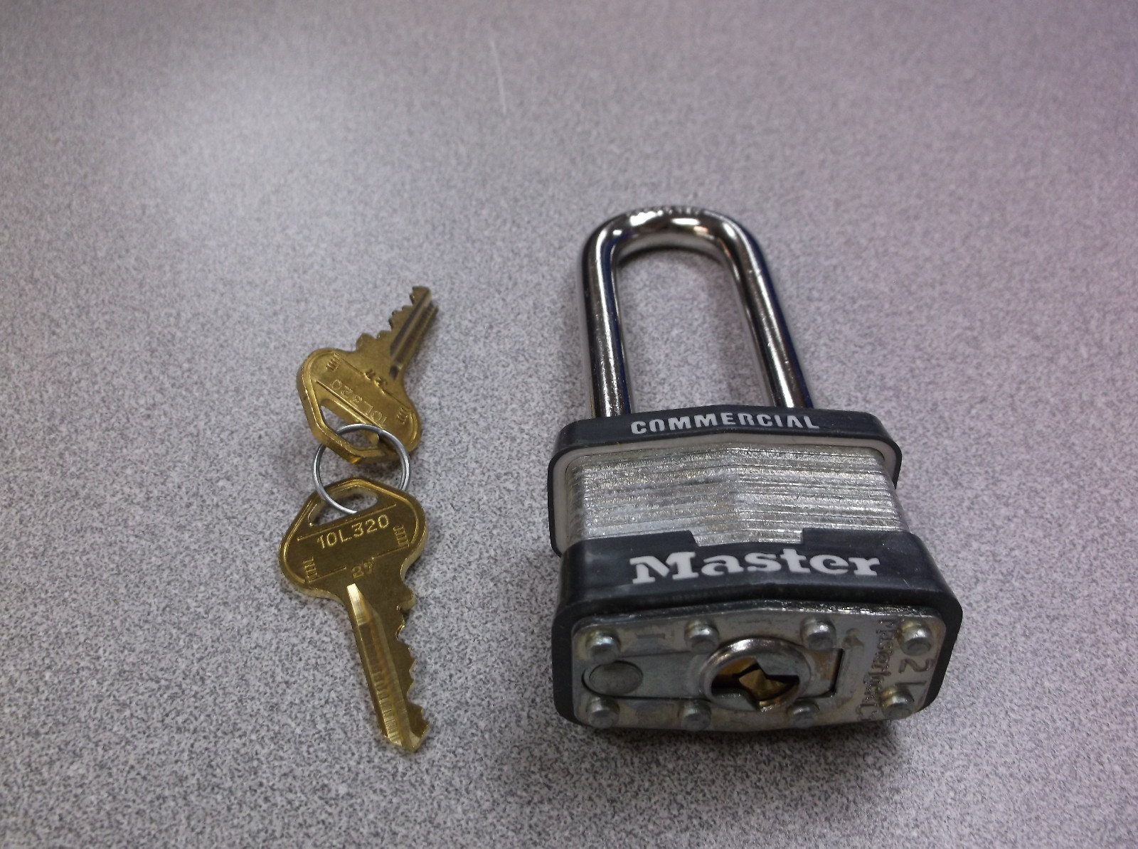 New Master Lock 1LJ Laminated Steel Pin Tmbler Padlock with 2-1/2 ...