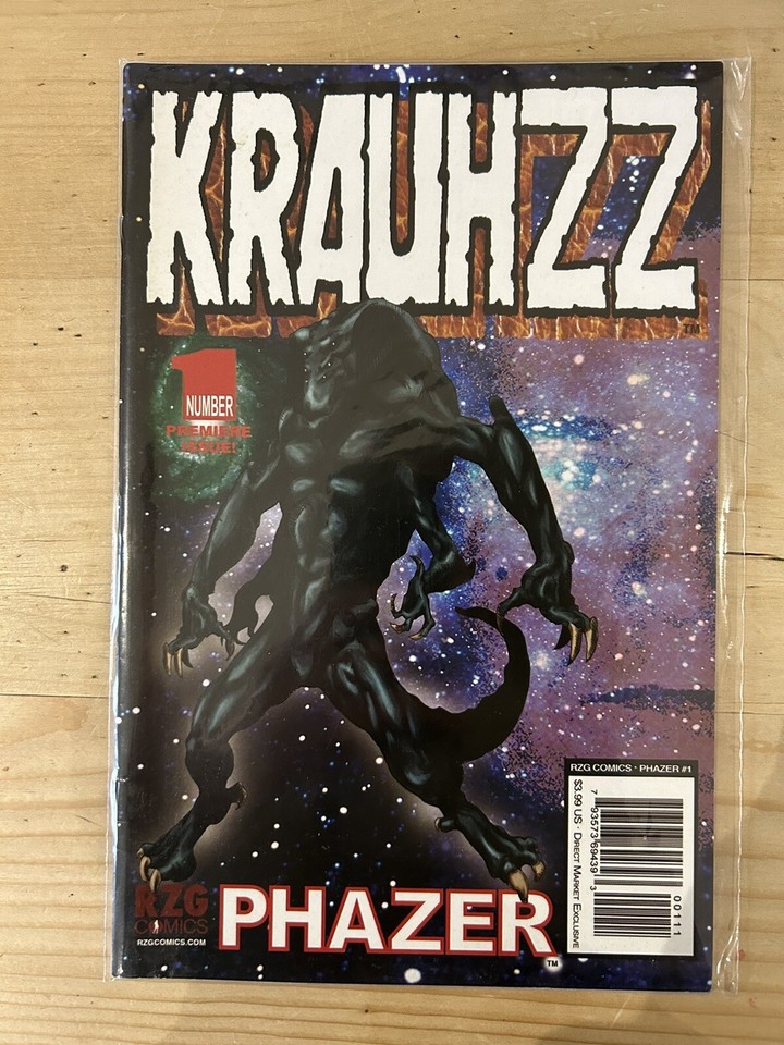 Phazer #1 FN; Rzg | Jim Steranko - Krauhzz First Issue Bagged Superhero ...